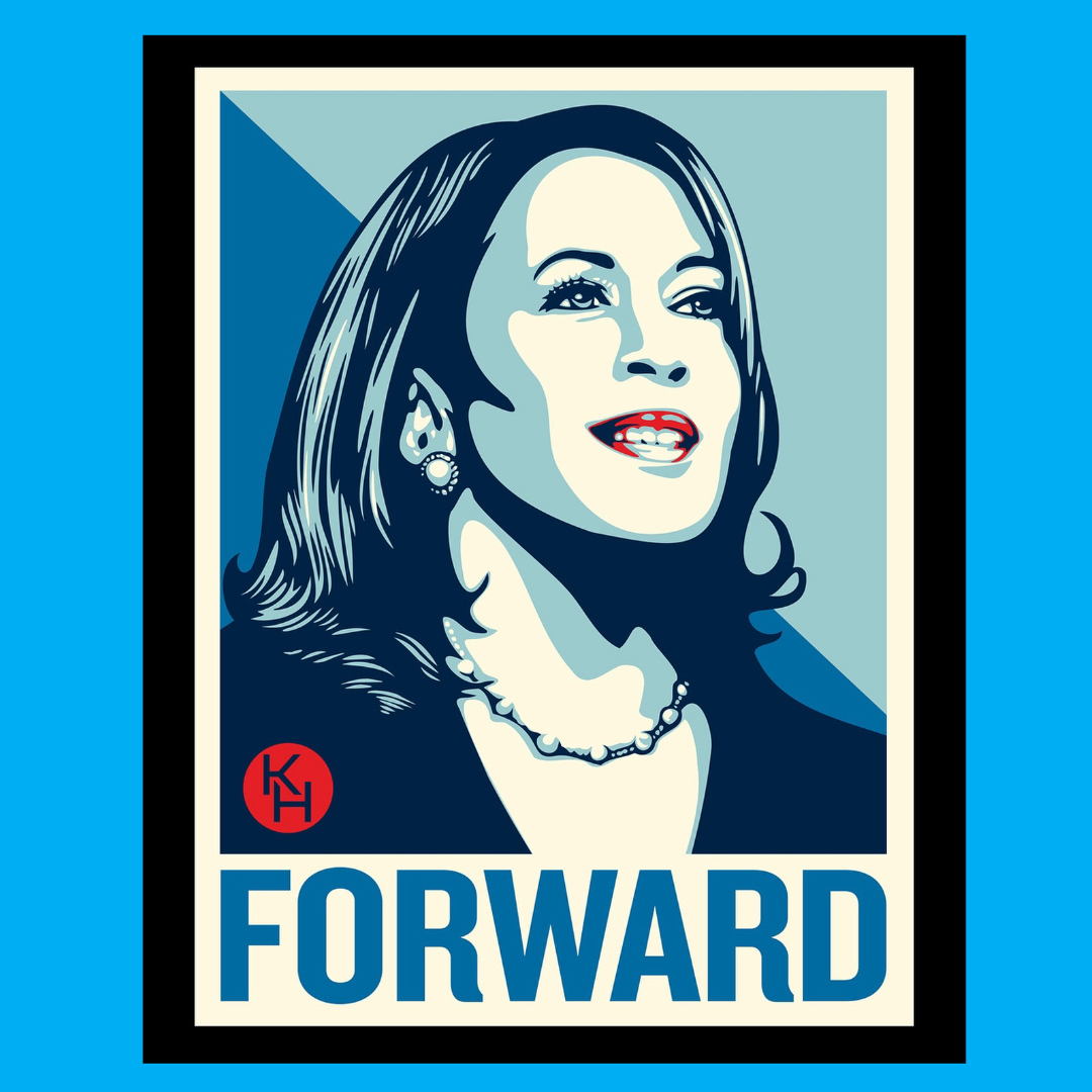Street Artist Shepard Fairey Creates Kamala Harris 'Forward' Poster ...